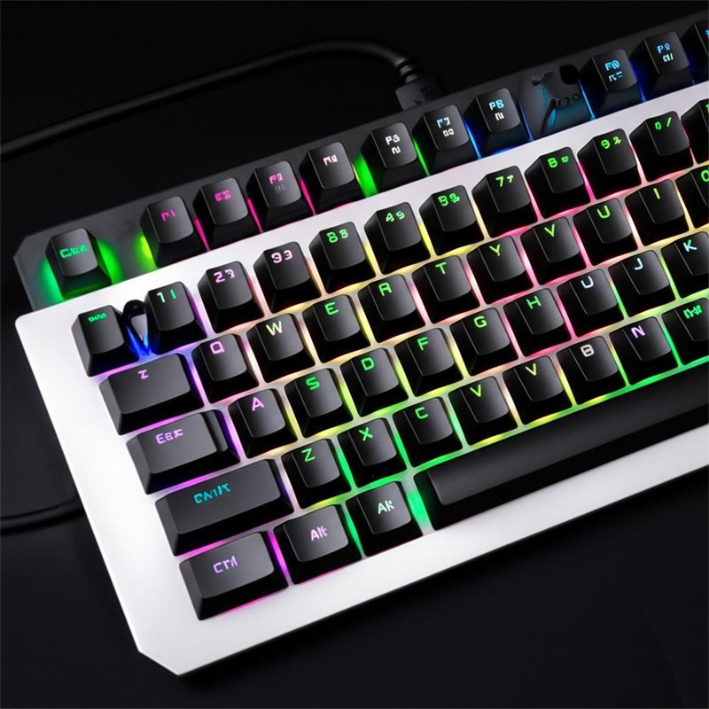 Magnetic Axis Keyboard with Double-Shot Keycaps